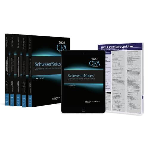 2026 CFA Schweser Notes Level 1 with Quicksheet